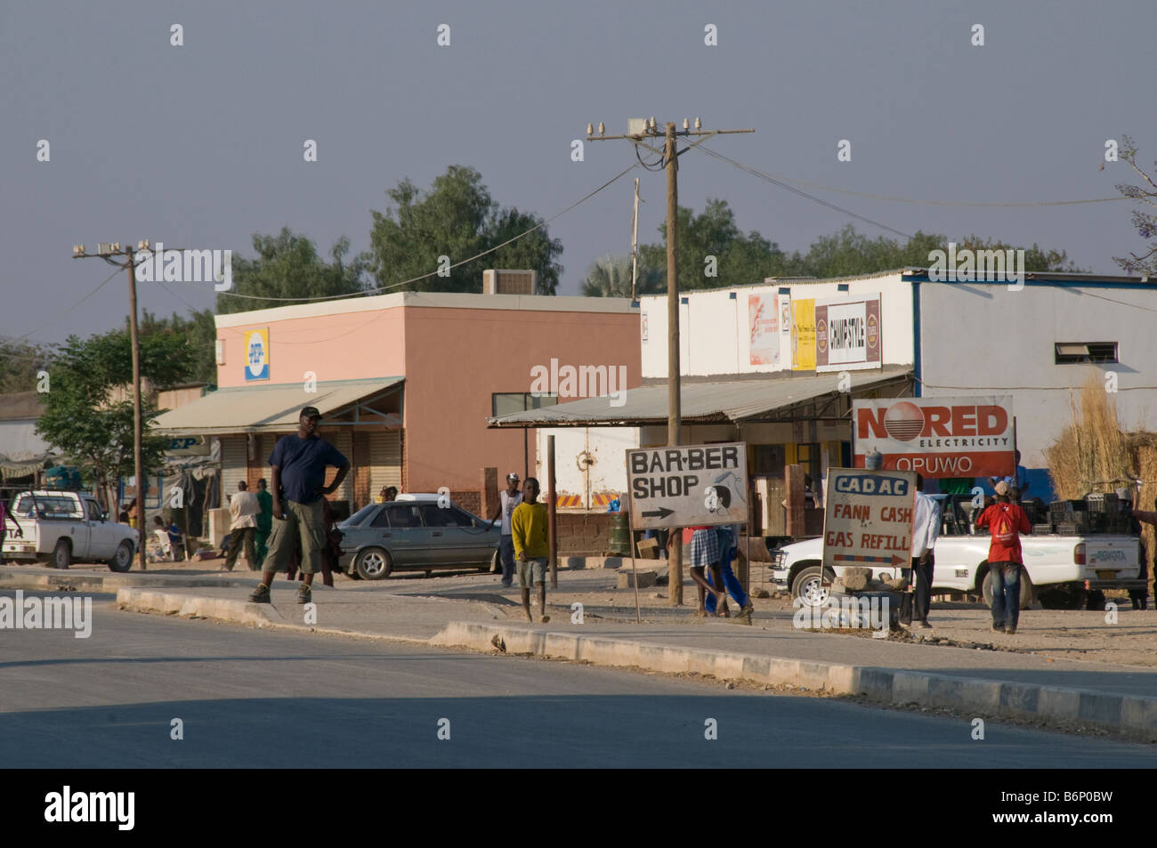 Opuwo, Town Centre, Northern Namibia, SW Africa Stock Photo - Alamy