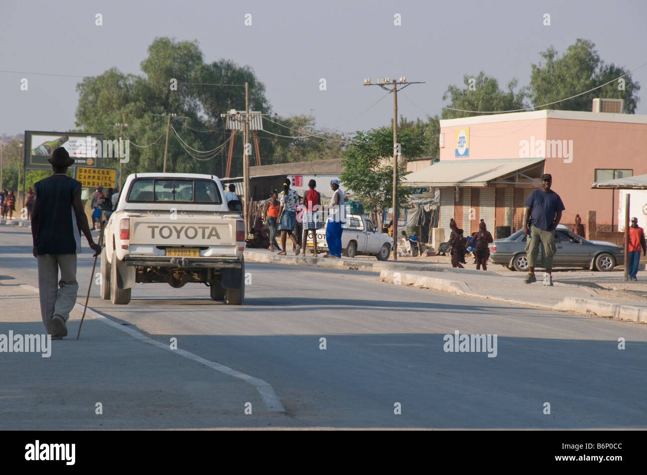Opuwo, Town Centre, Northern Namibia, SW Africa Stock Photo - Alamy