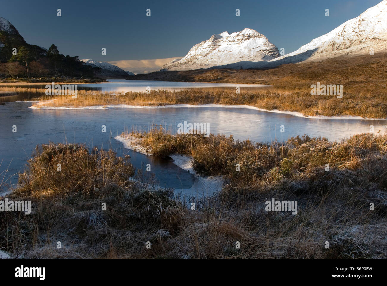 Liathach from Loch Clair Torridon Wester Ross Stock Photo - Alamy