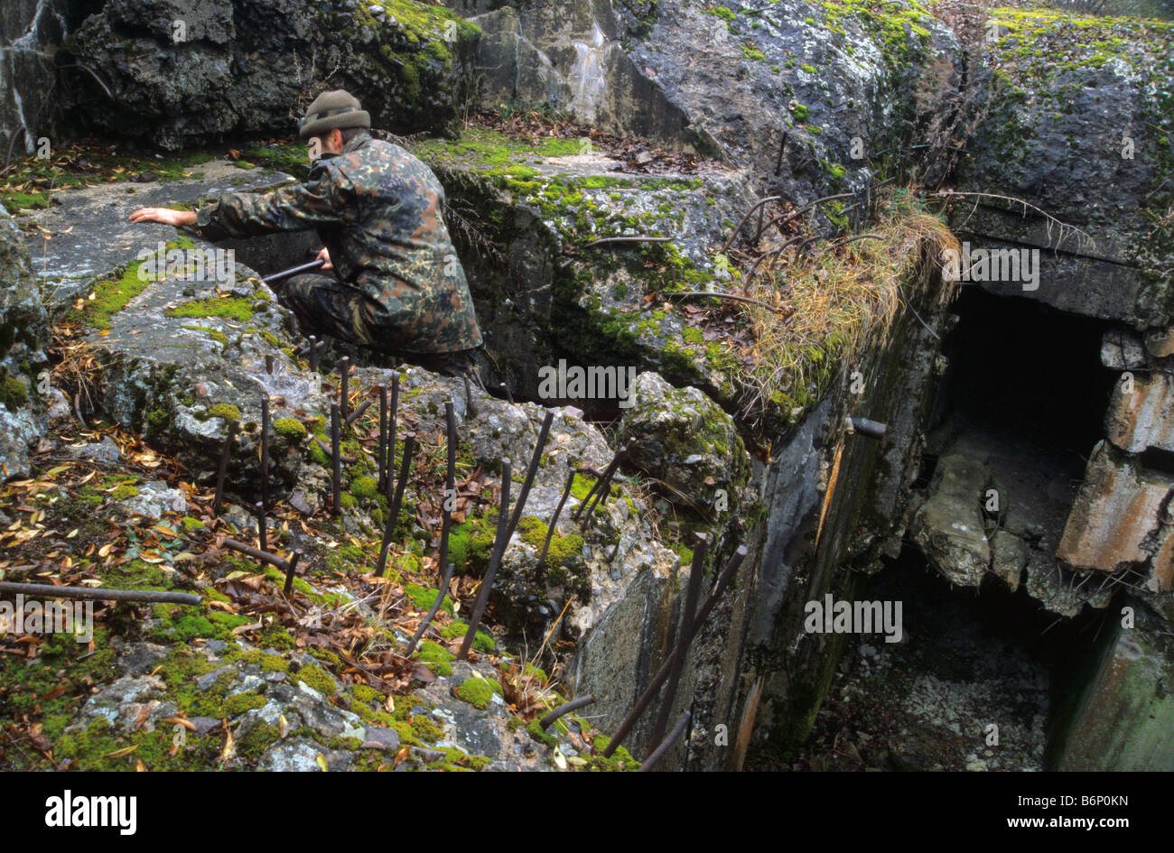 Bunker of Molotov Line Stock Photo - Alamy