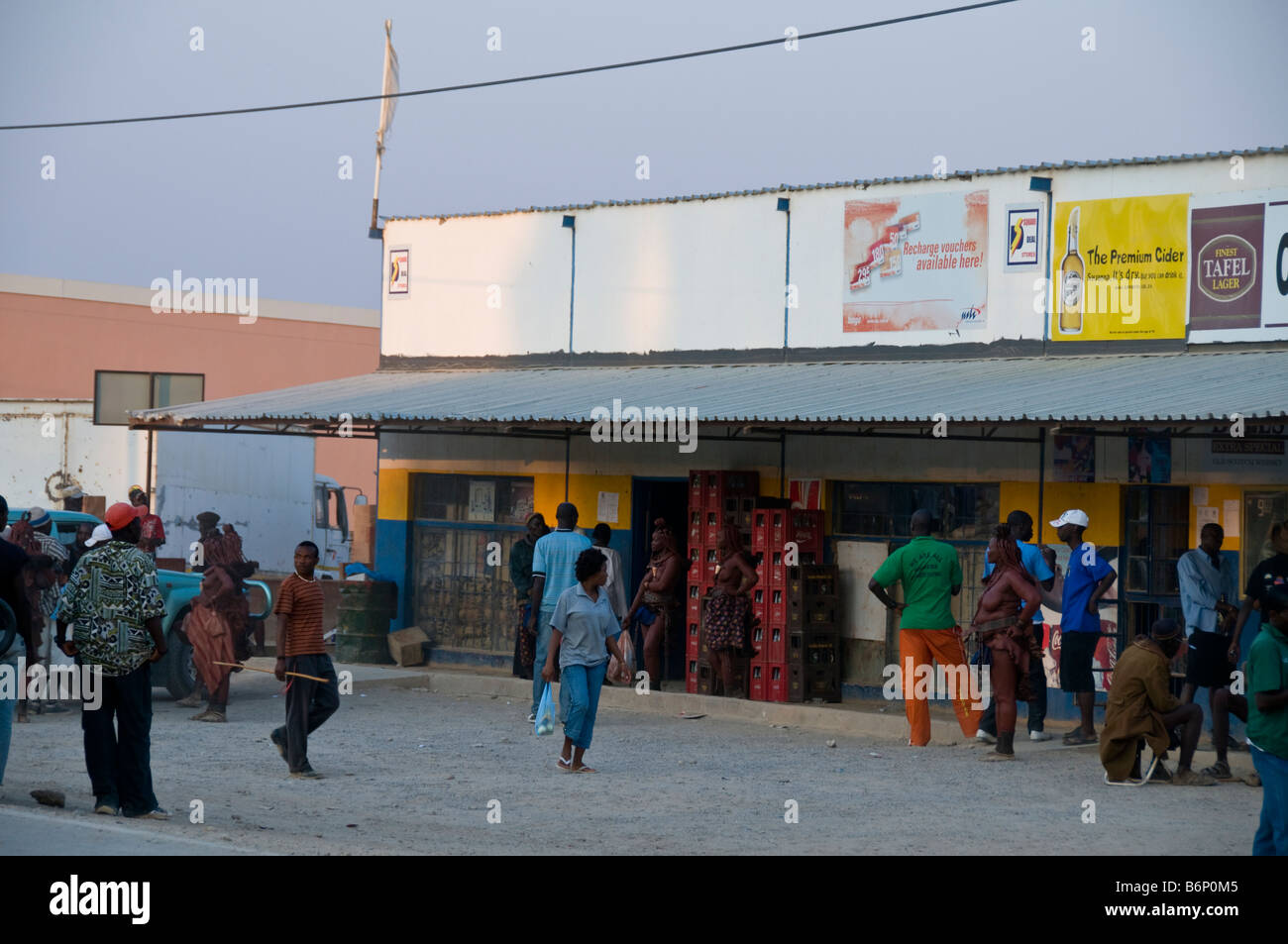 Opuwo, Town Centre, Northern Namibia, SW Africa Stock Photo - Alamy
