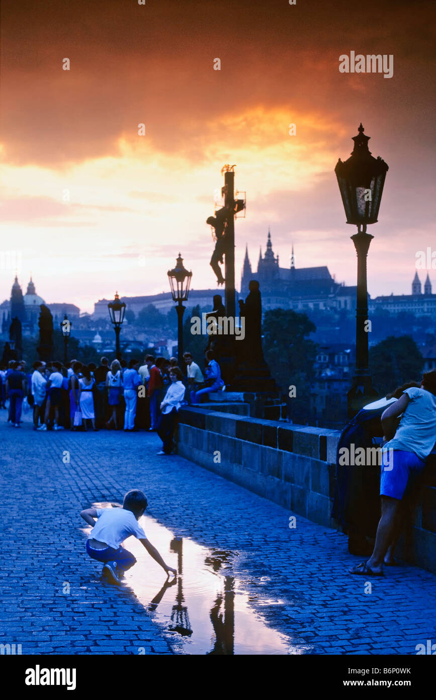 Prague landmark landmarks bridges hi-res stock photography and images ...