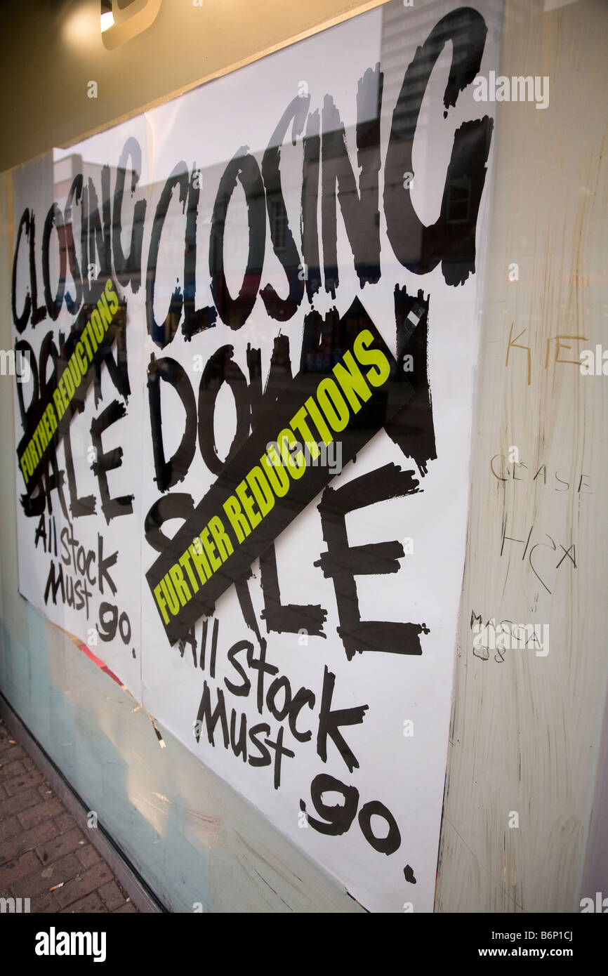 Posters on windows hi-res stock photography and images - Alamy