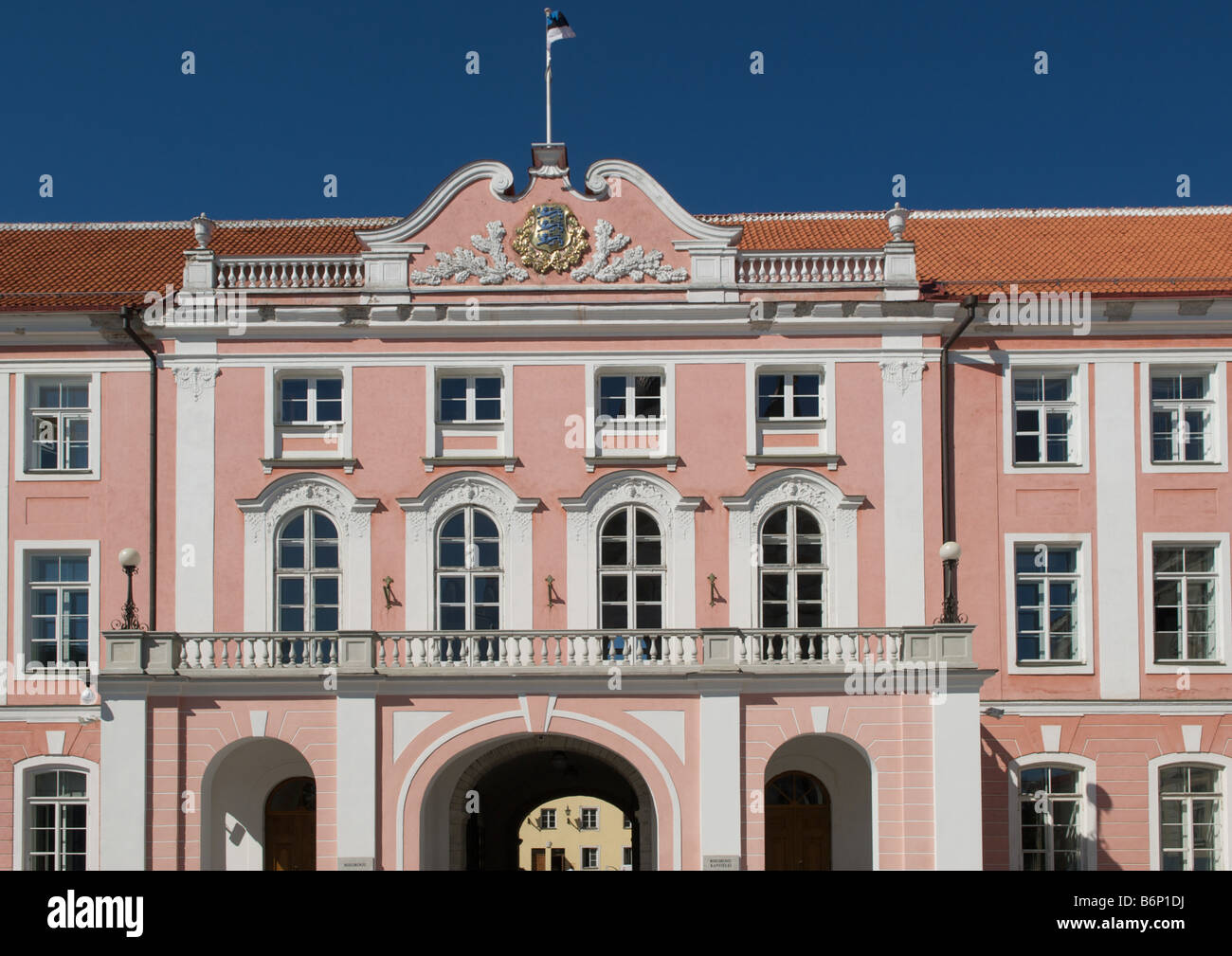 Front entrance Toompea Castle Tallinn Estonia Stock Photo - Alamy