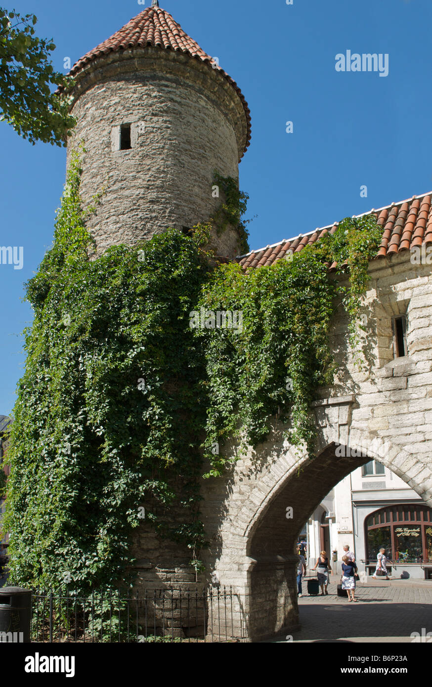 Viru Gate Old Tallinn Estonia Stock Photo - Alamy