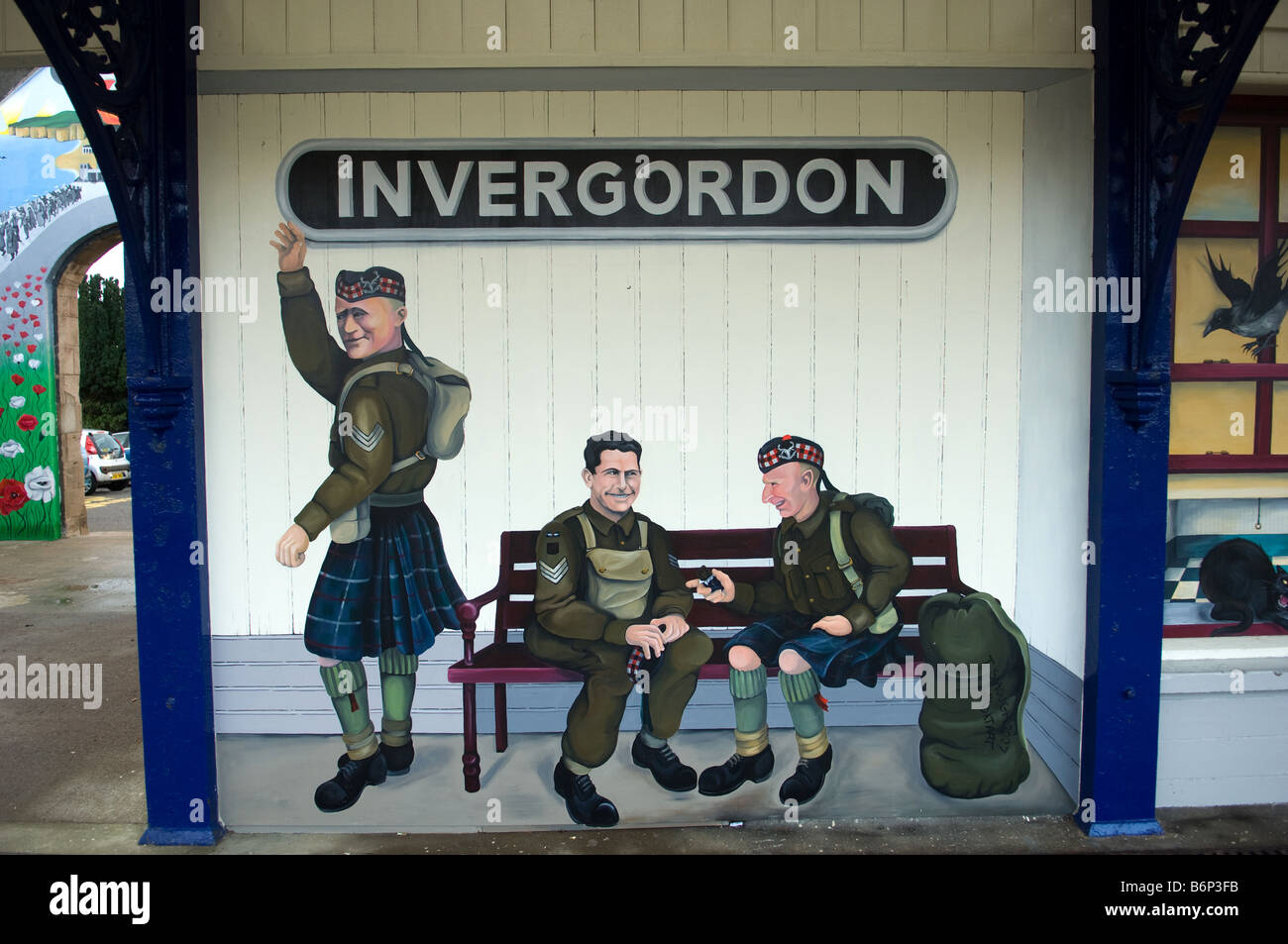 Invergordon mural hi-res stock photography and images - Alamy