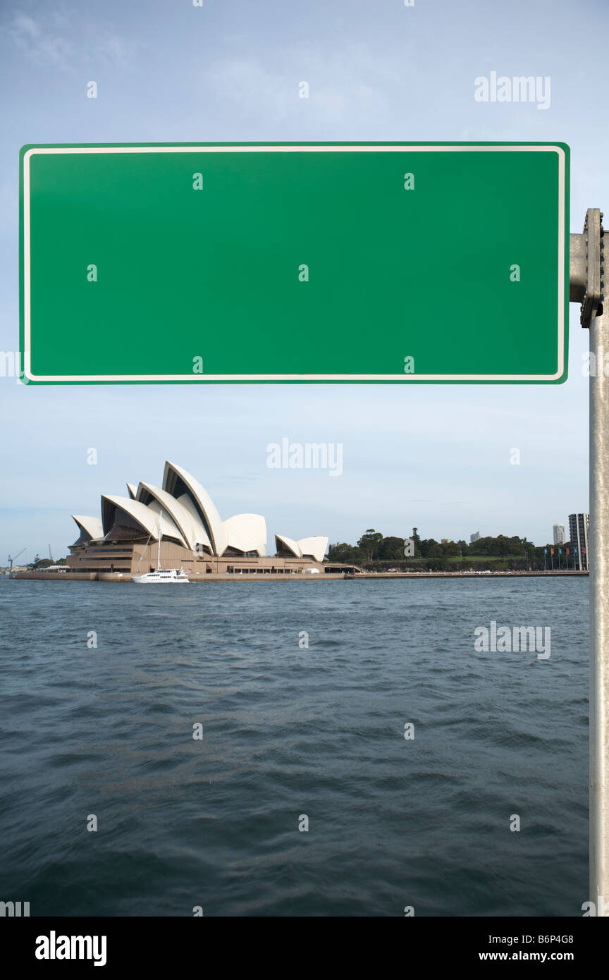 Blank road sign australia hi-res stock photography and images - Alamy