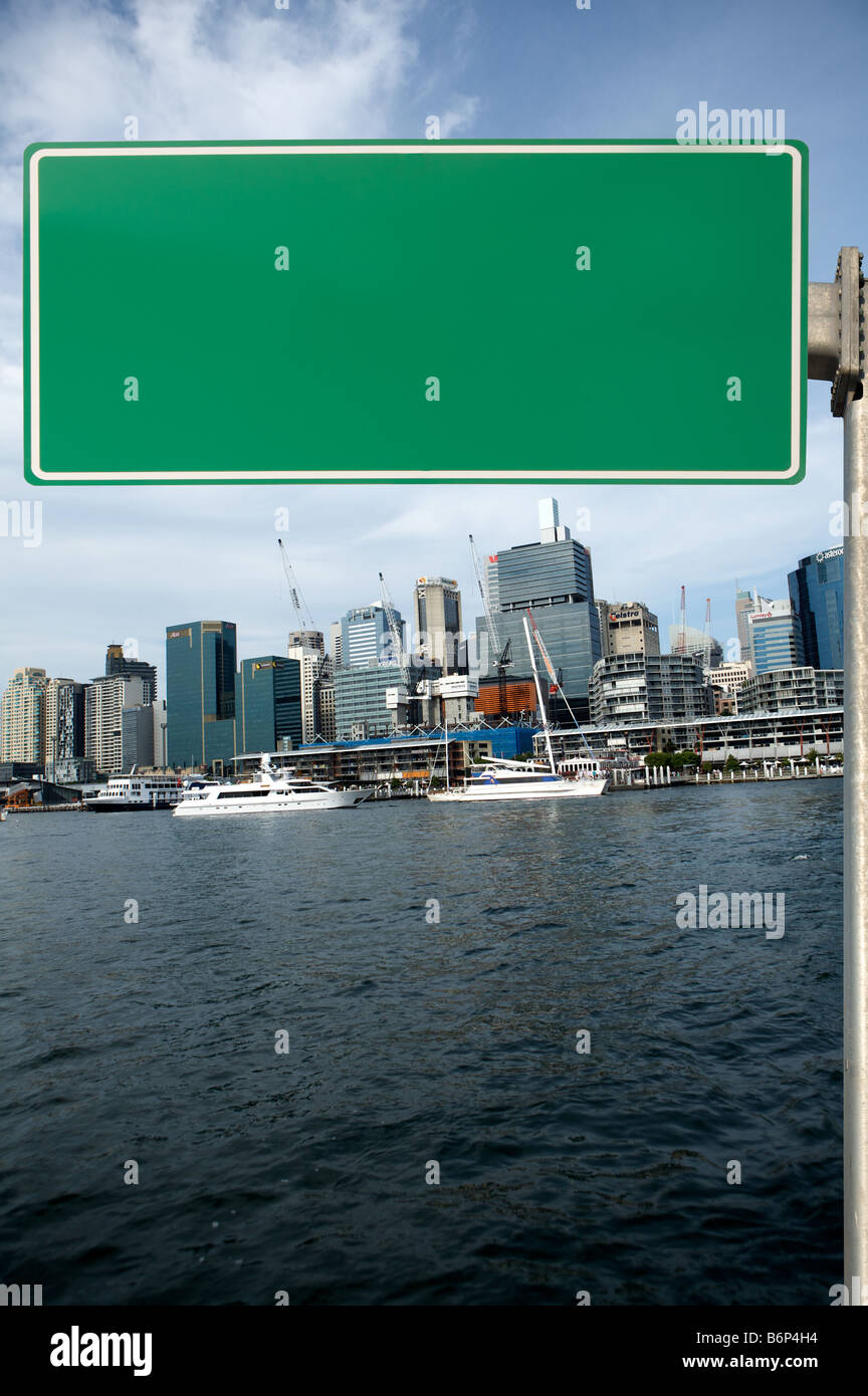 Blank road sign australia hi-res stock photography and images - Alamy