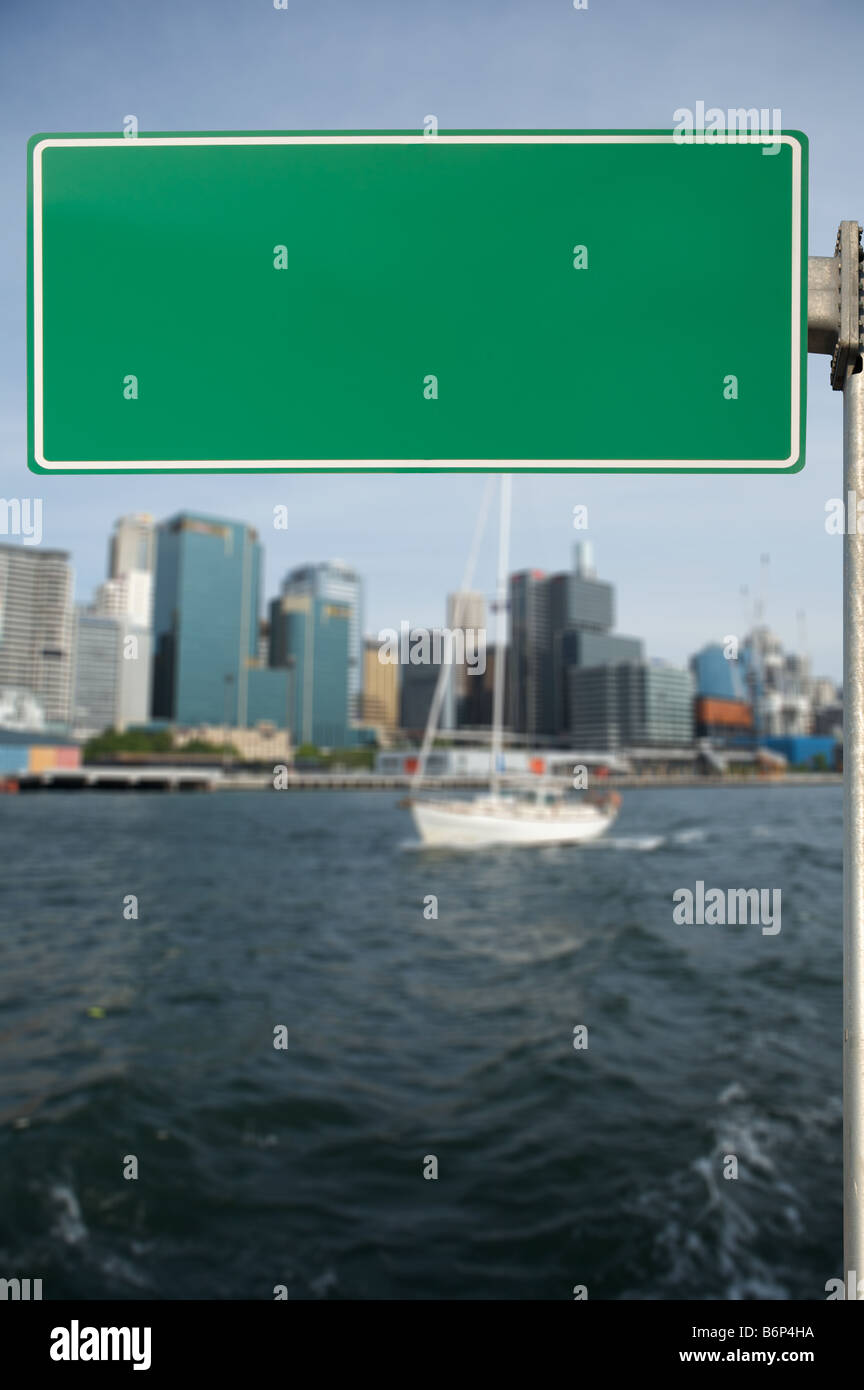 Blank road sign australia hi-res stock photography and images - Alamy