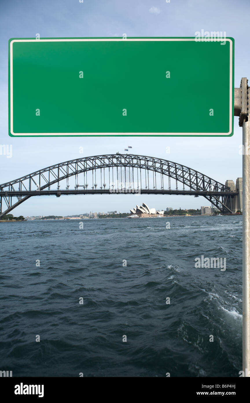 Blank road sign australia hi-res stock photography and images - Alamy
