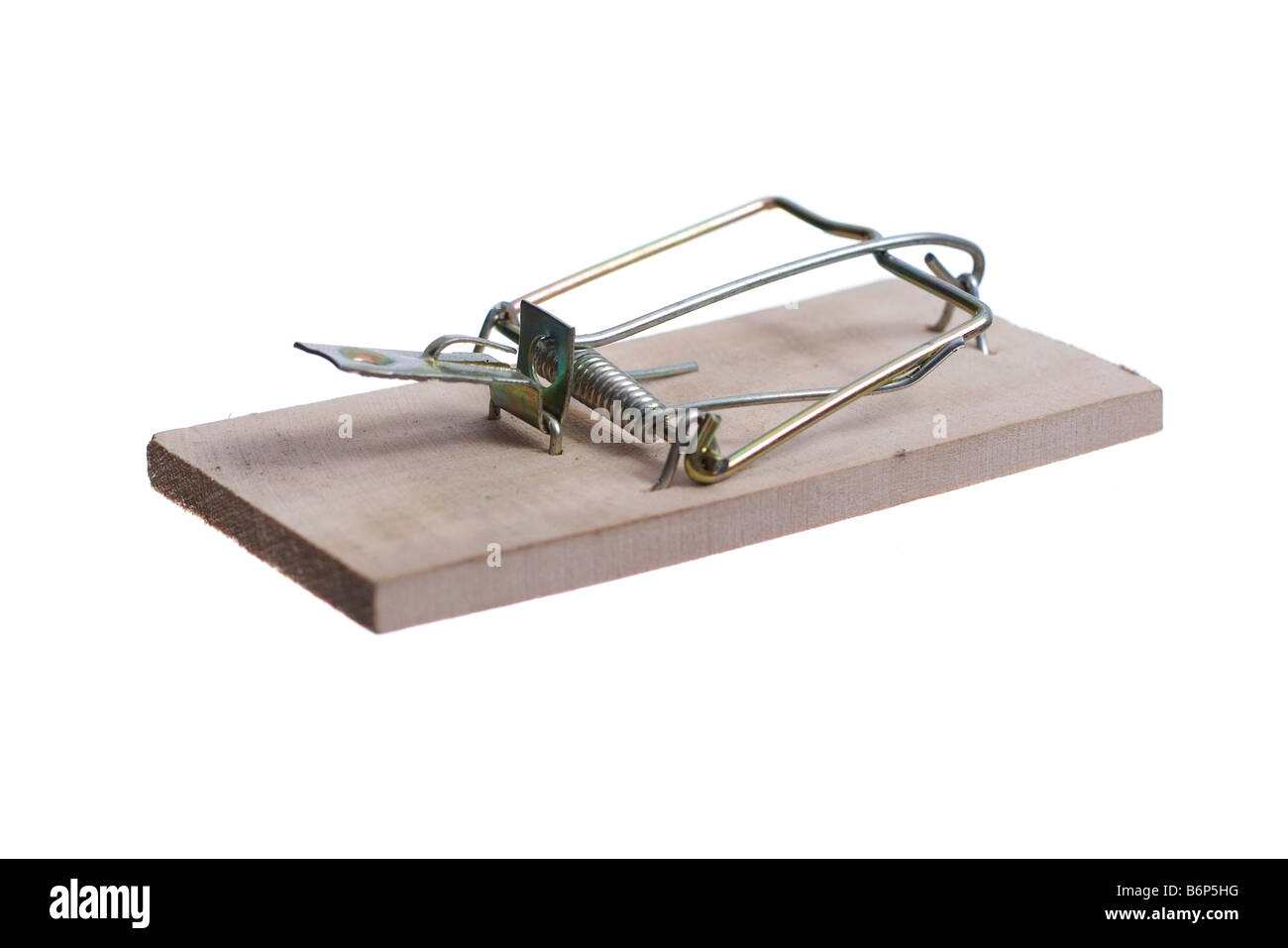 Mouse trap over white Stock Photo - Alamy