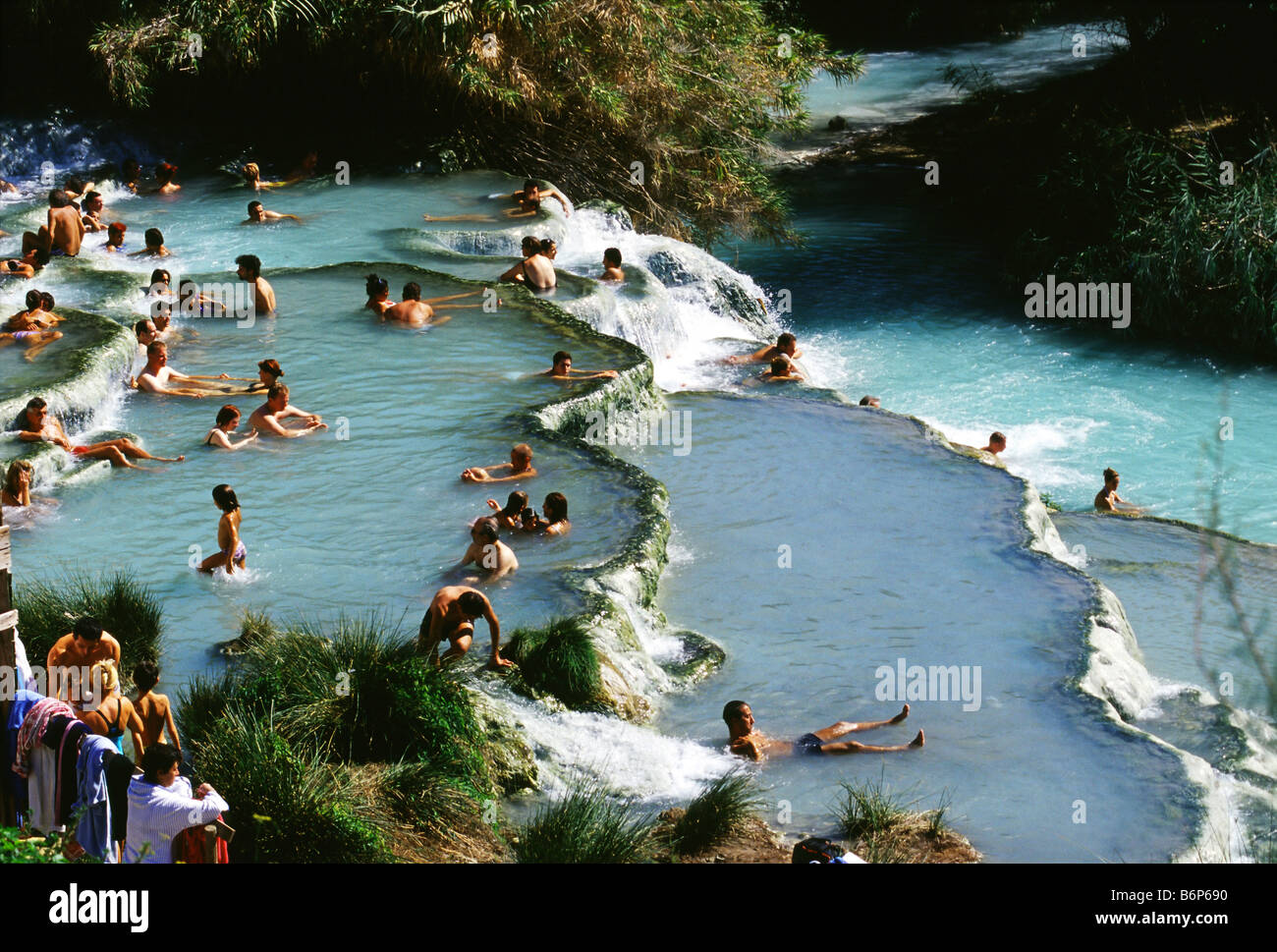 Source Saturnia spa in Tuscany Italy Stock Photo - Alamy