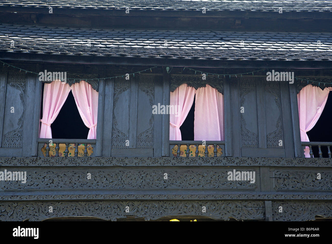 Rumah Minang also known as an actual Minangkabau house in Seremban ...
