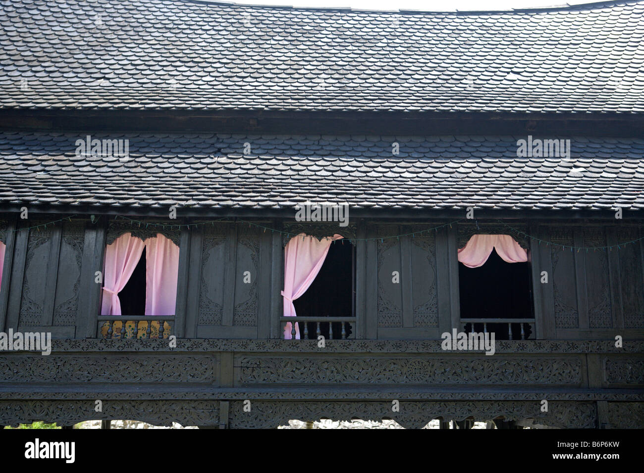 Rumah Minang also known as an actual Minangkabau house in Seremban ...