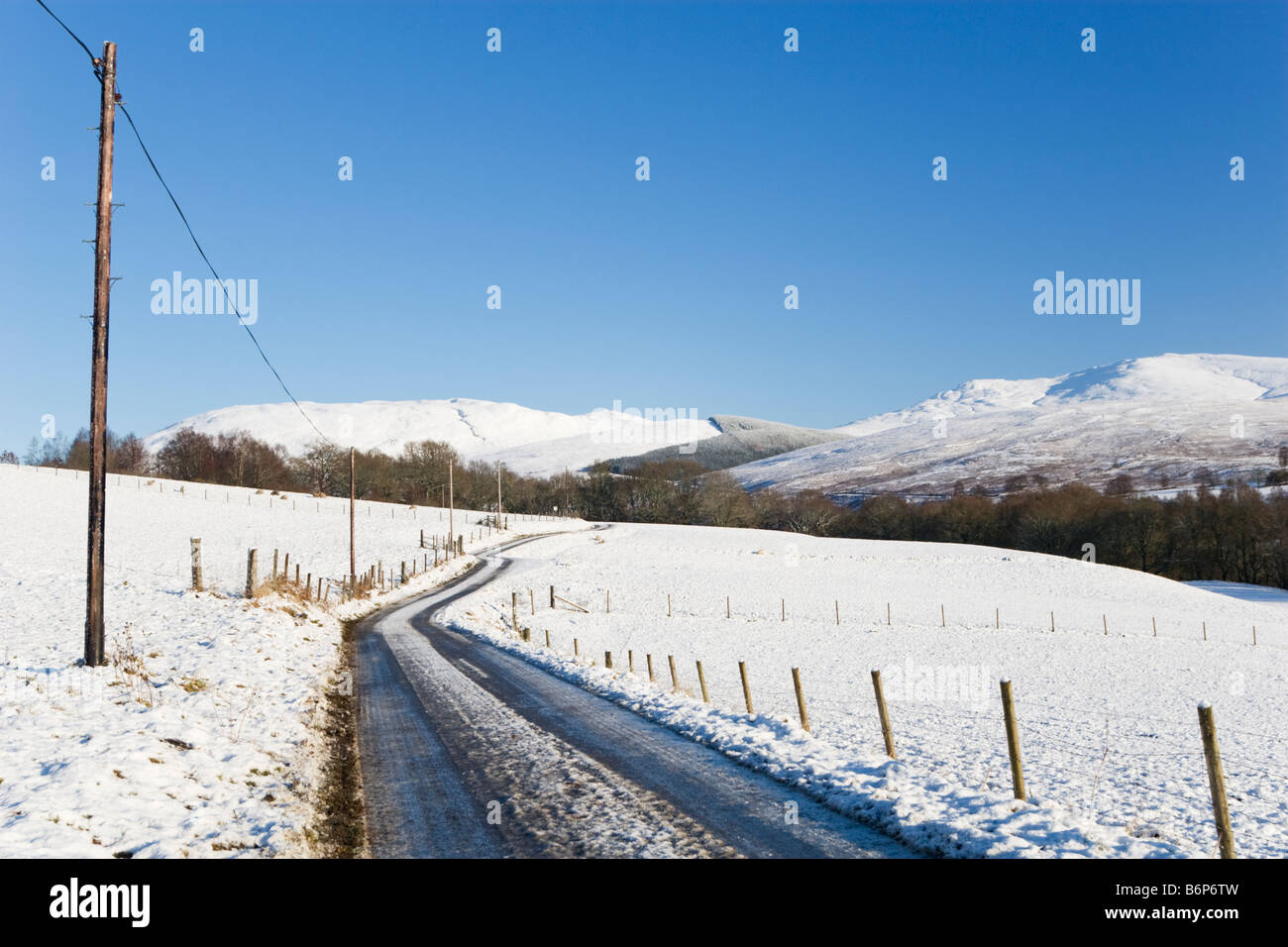 Remote scottish highlands snow hi-res stock photography and images - Alamy