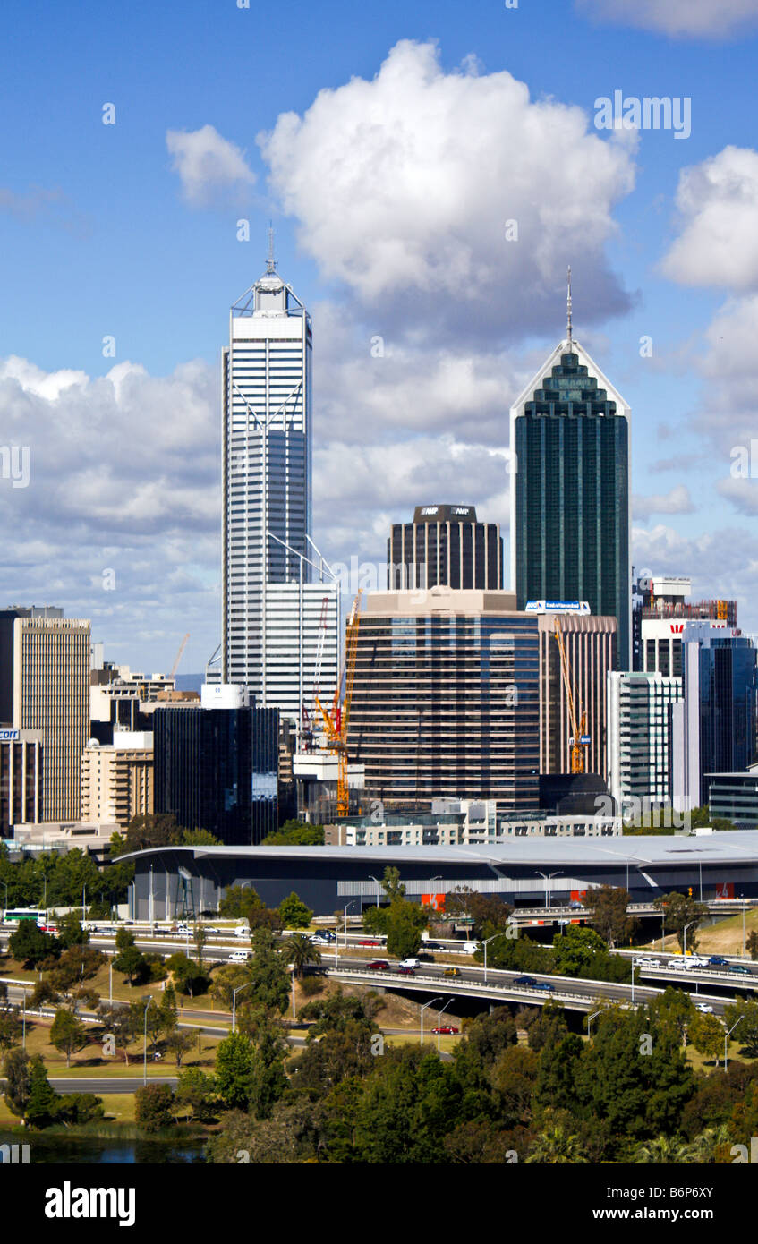 Perth City Skyline Western Australia Stock Photo - Alamy