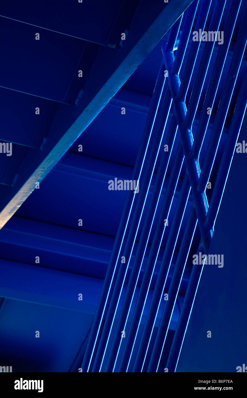 Stairwell blue hi-res stock photography and images - Alamy
