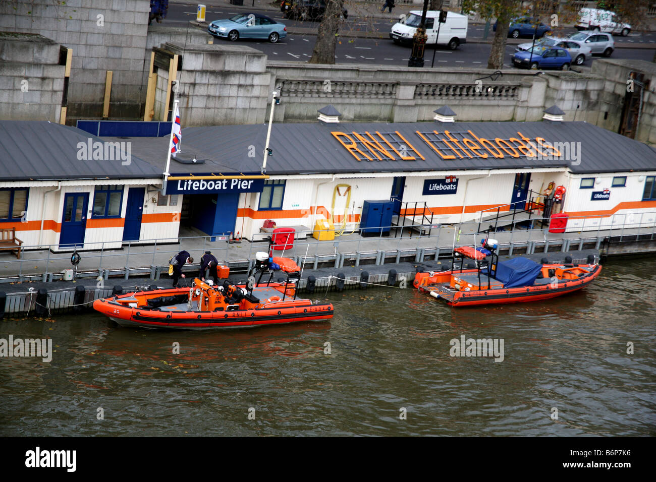 RNLI Lifeboat Station on River Thames London Stock Photo - Alamy