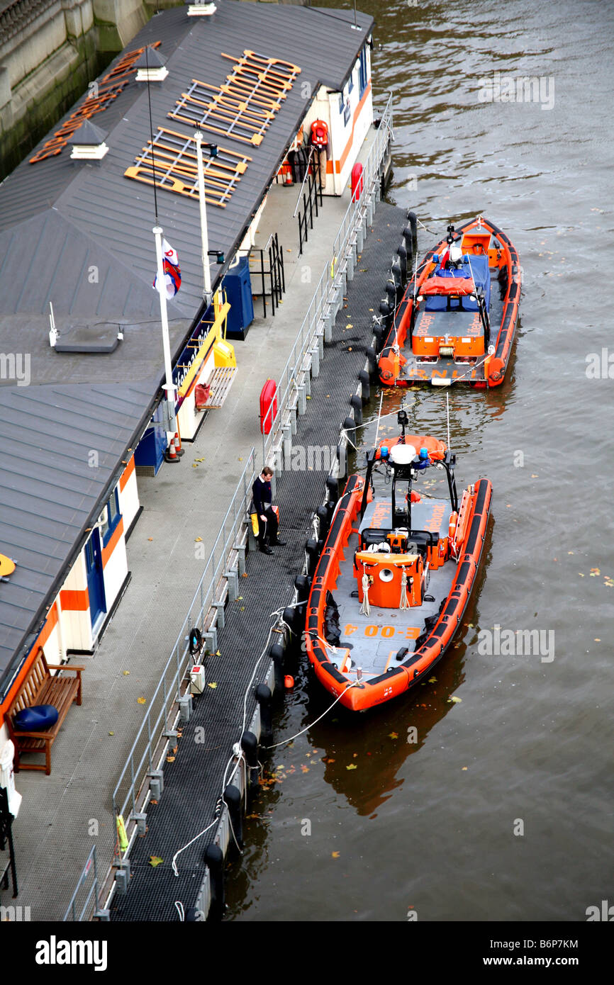 RNLI Lifeboat Station on River Thames London Stock Photo - Alamy