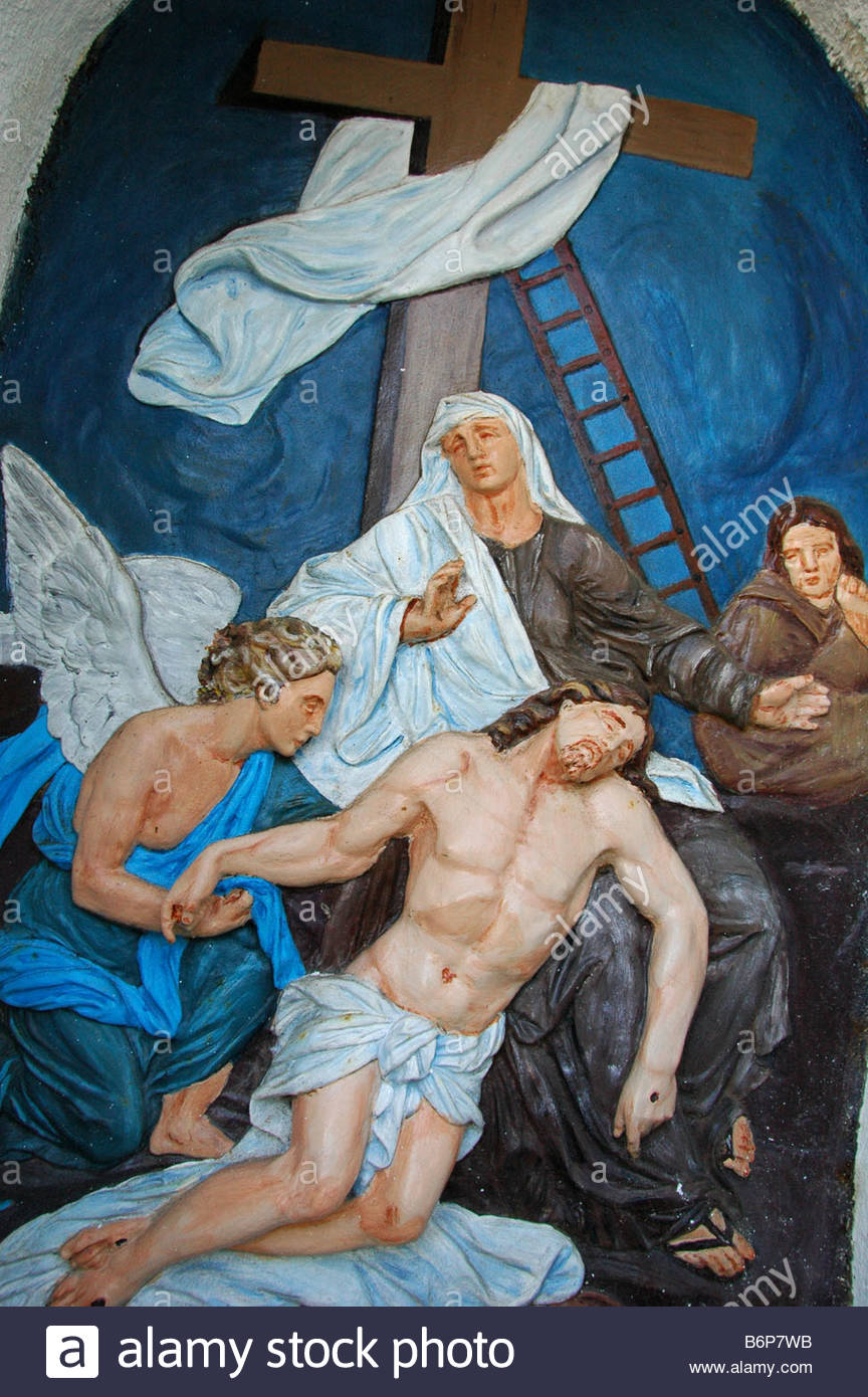 Jesus Christ Taken Down From The Cross Stock Photos & Jesus Christ Taken Down From The Cross ...