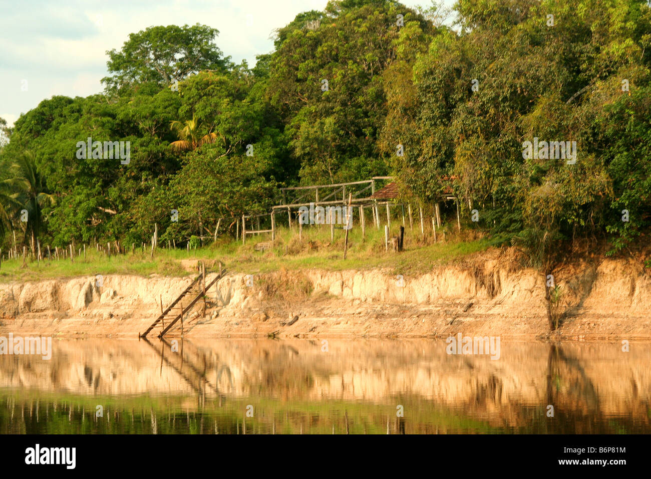 An abandoned settlement / guaraná farm in the Brazilian Amazon Stock ...