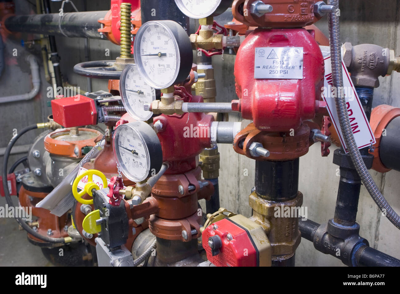 fire suppression system Stock Photo - Alamy