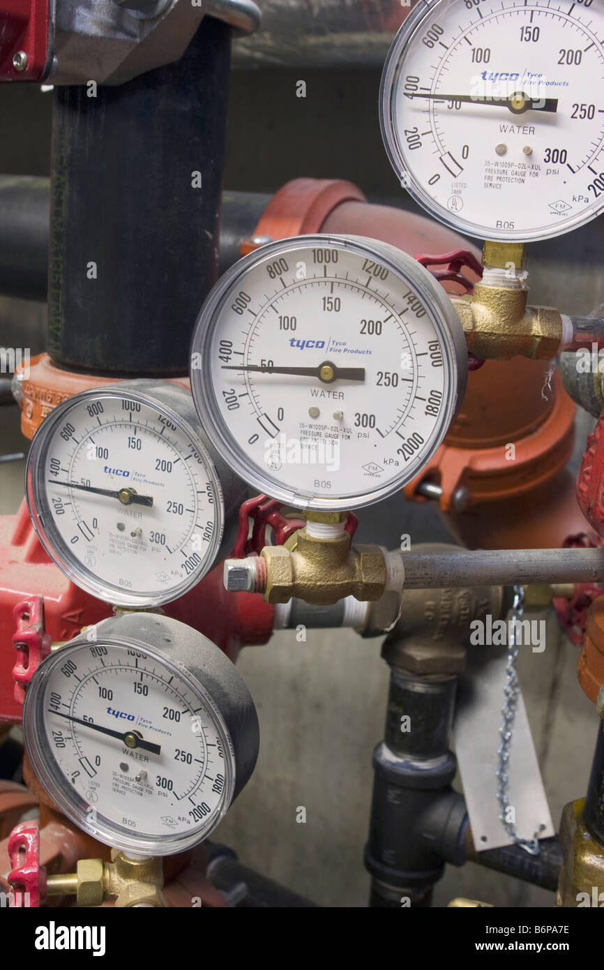 Water and pressure gauges hi-res stock photography and images - Alamy