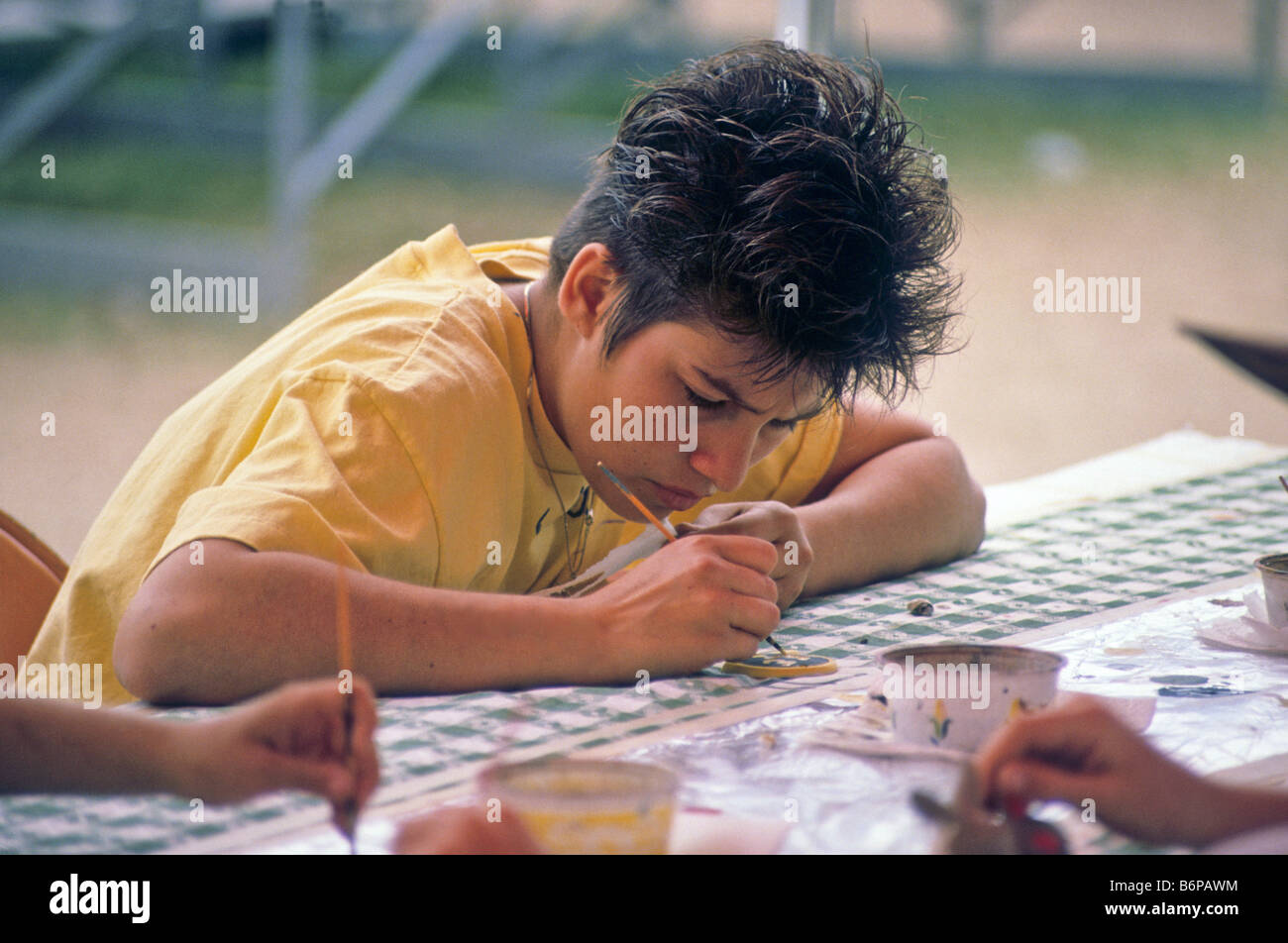 Child art project hi-res stock photography and images - Alamy