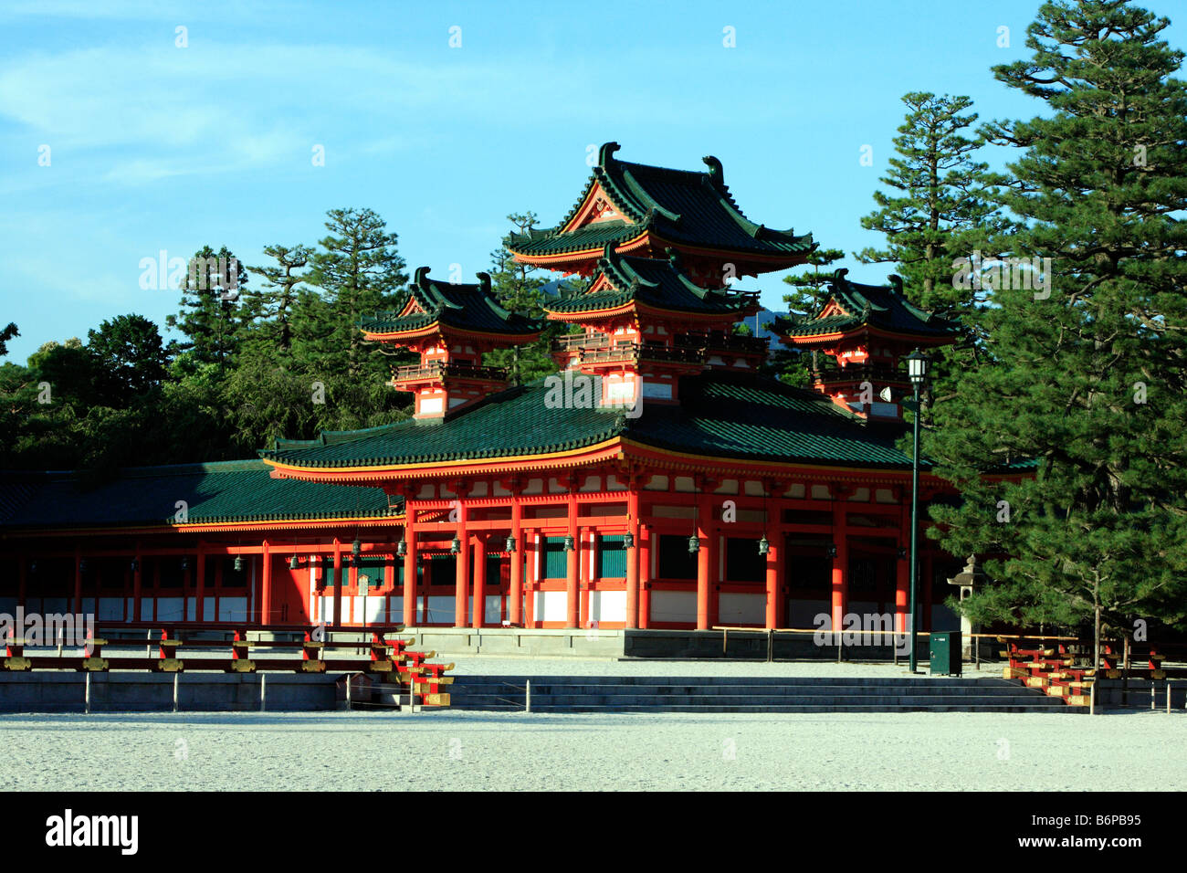 Heian Jingu Shrine Kyoto Japan Stock Photo - Alamy