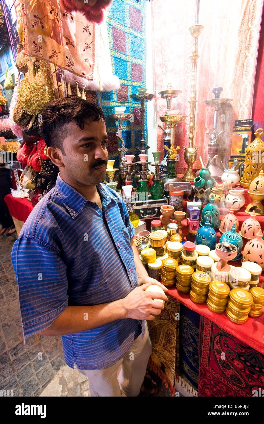 Oman, Muscat, Muttrah District. Frankincense salesman, Muttrah souq ...
