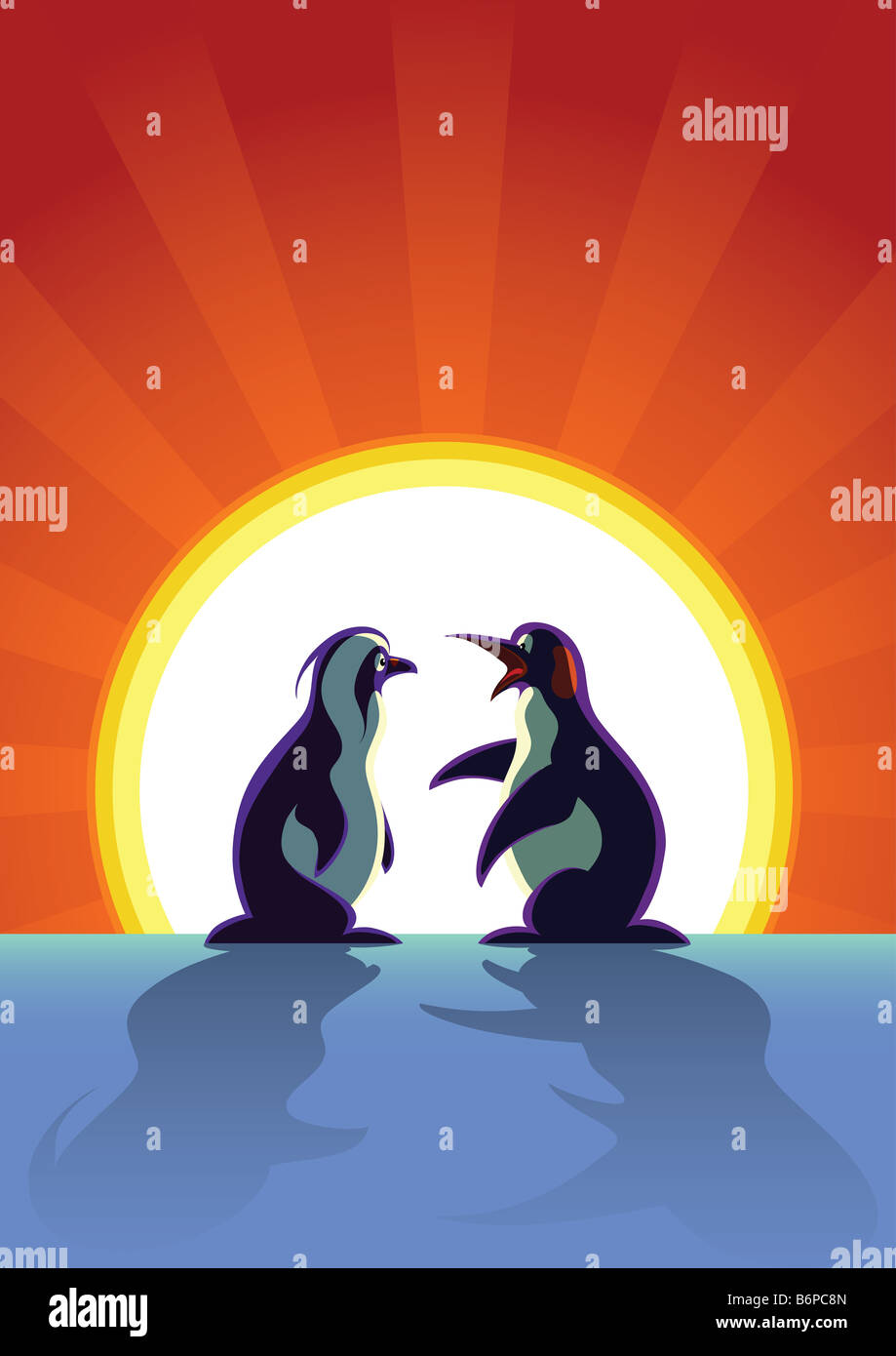 Cartoon animals talking two hi-res stock photography and images - Alamy