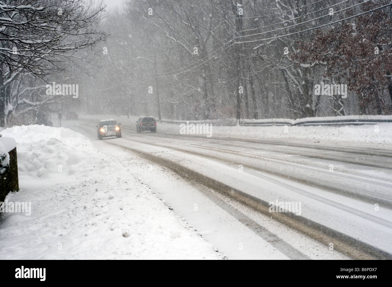 Driving in a storm hi-res stock photography and images - Alamy