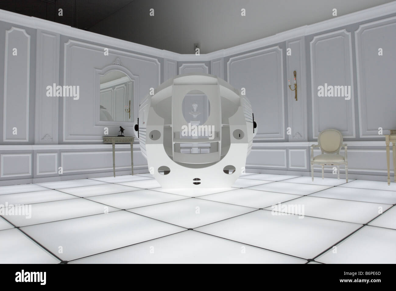 An installation by Mathieu Briand called A Mental Odyssey The Last Room ...