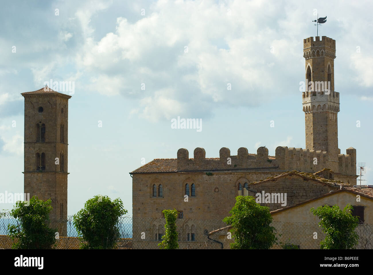 Volterra tower hi-res stock photography and images - Alamy