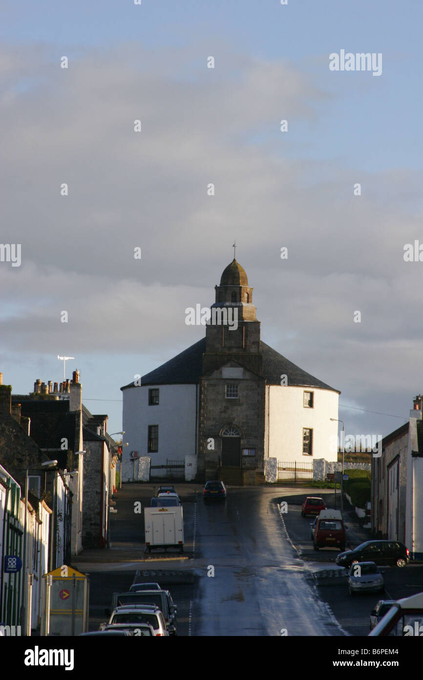 Round Church Taken October Bowmore Isle of Islay Argyll Scotland UK ...