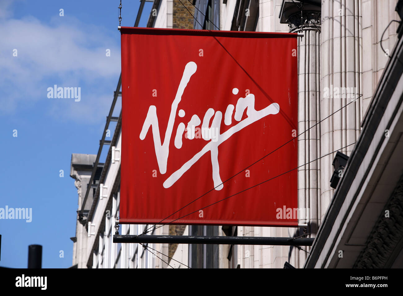 Virgin sign London Stock Photo - Alamy