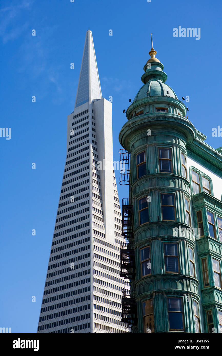 transamerica building zoetrope san francisco Stock Photo - Alamy