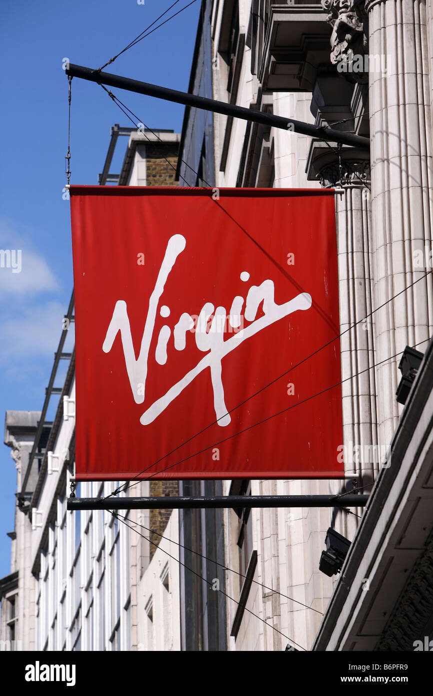 Virgin sign London Stock Photo - Alamy