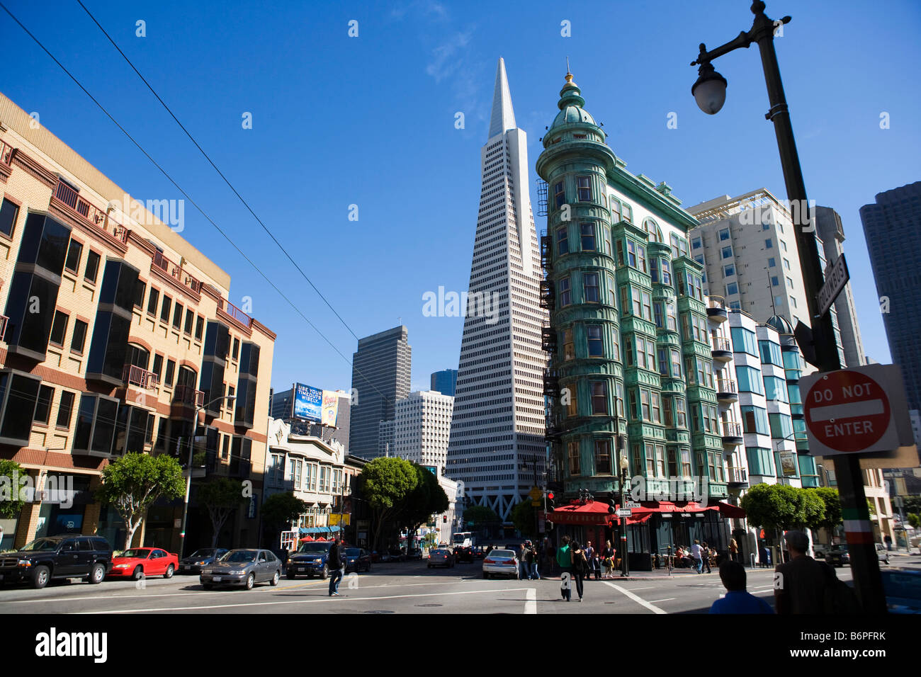 transamerica building zoetrope san francisco Stock Photo - Alamy