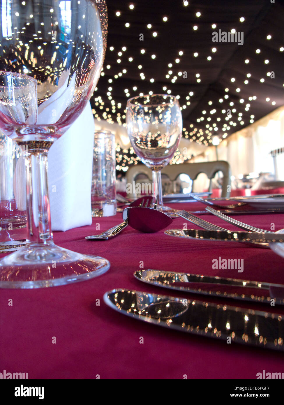 Inside marquee hi-res stock photography and images - Alamy