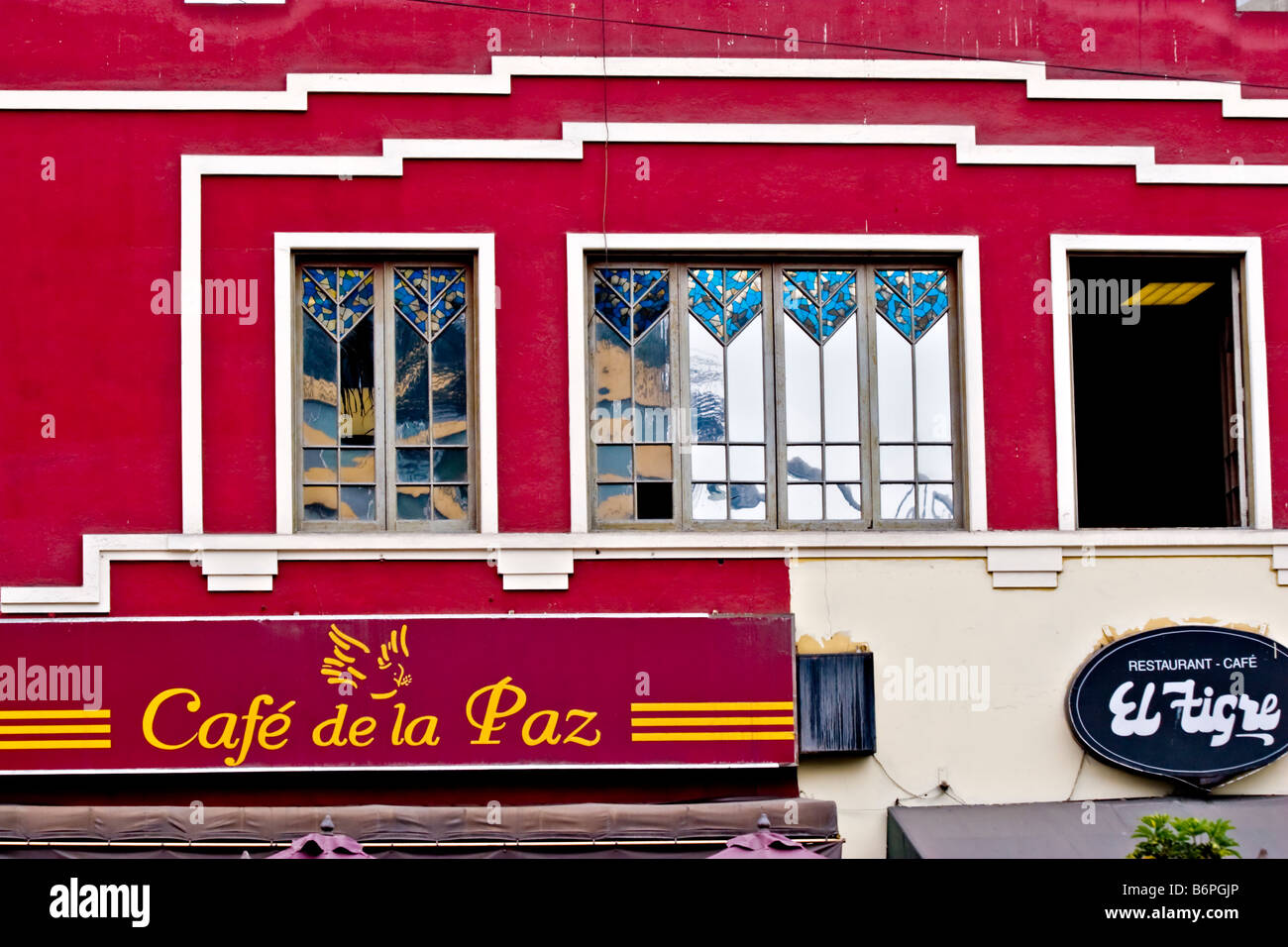 A Cafe Restaurant of Lima, Peru Stock Photo - Alamy