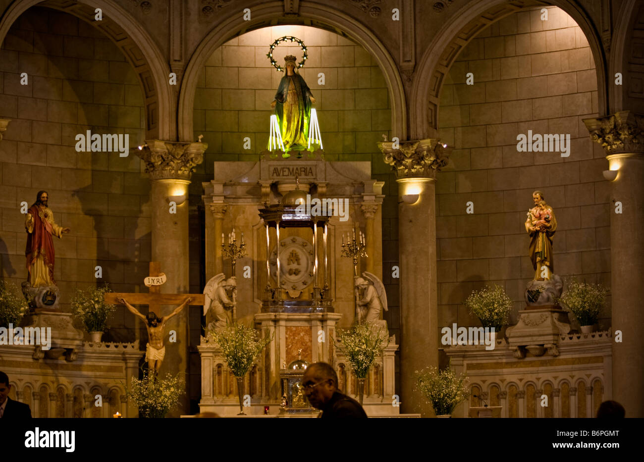Inside a cathedral of Lima, Peru Stock Photo - Alamy