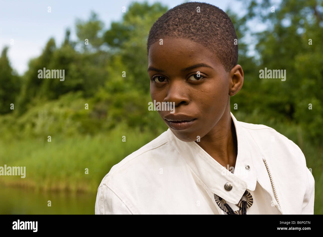 Young colored girl Stock Photo - Alamy