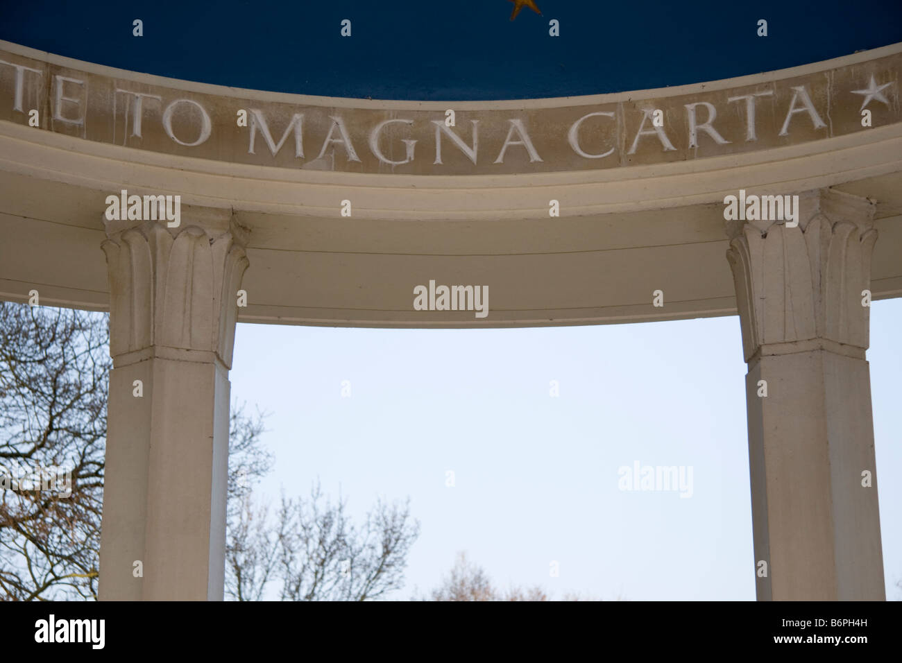 The Magna Carta Memorial at Runnymede, Surrey, UK Stock Photo - Alamy
