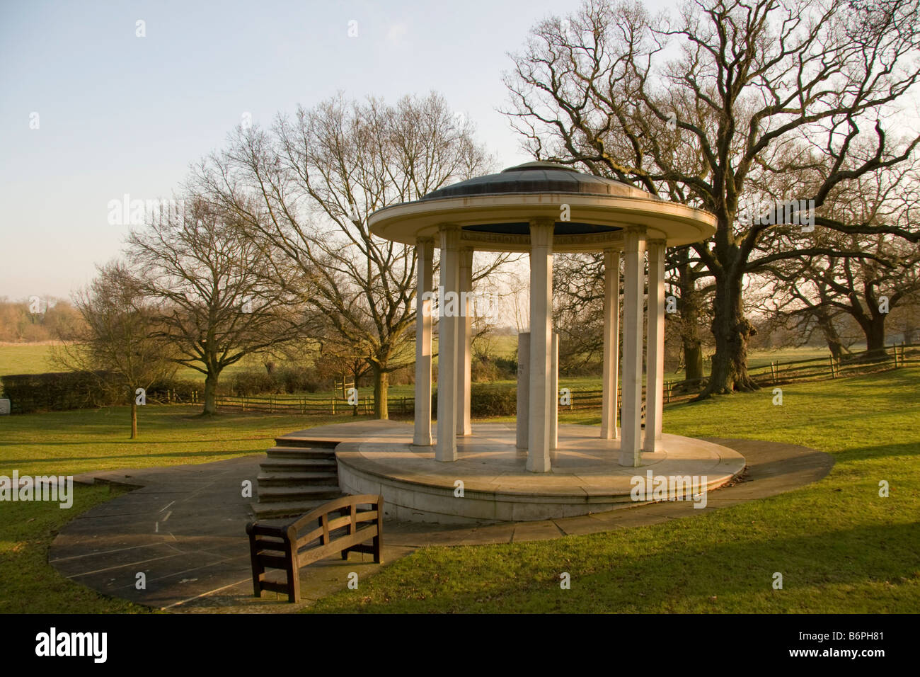 The Magna Carta Memorial at Runnymede, Surrey, UK Stock Photo - Alamy