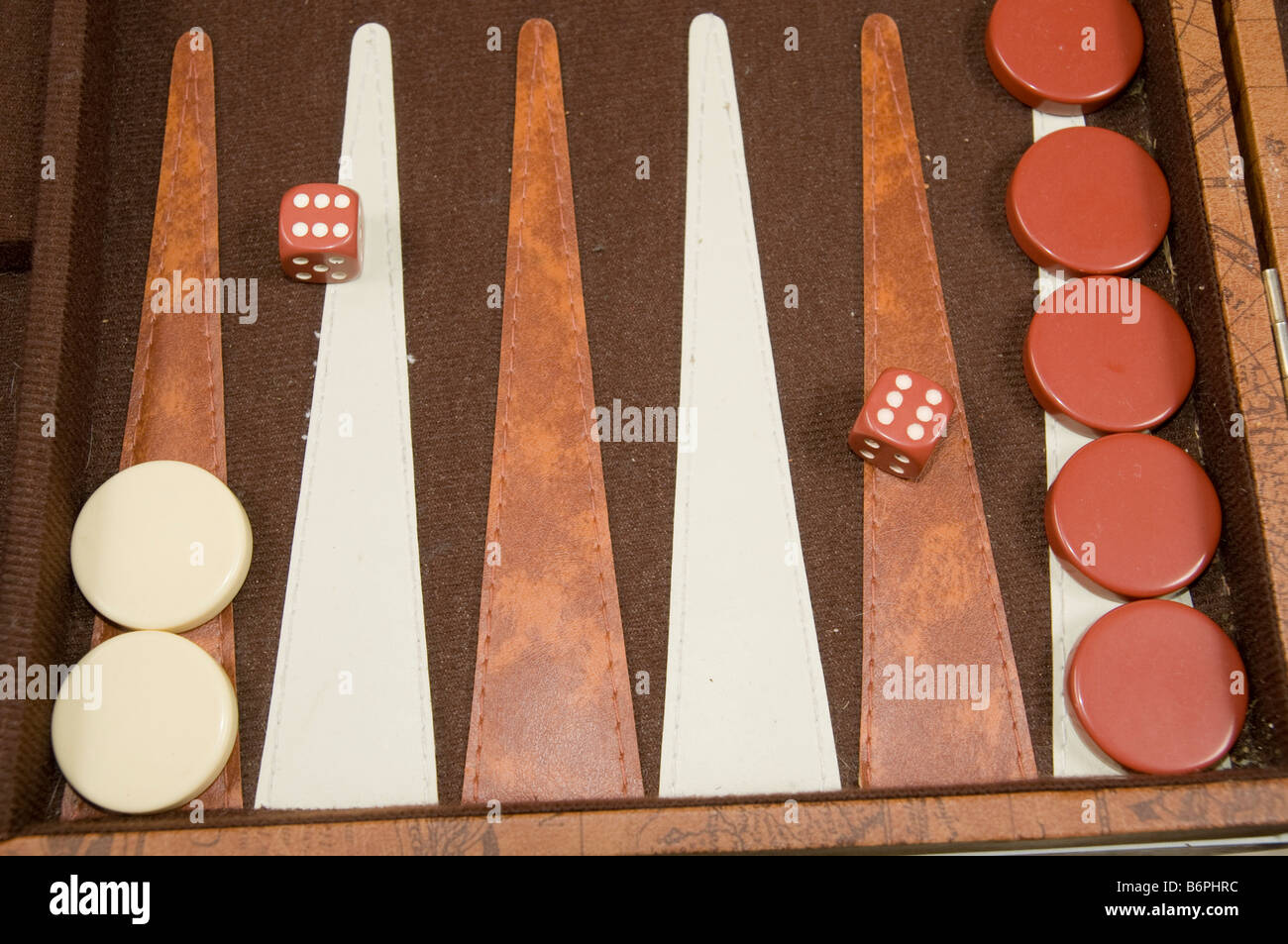 Backgammon board hi-res stock photography and images - Alamy