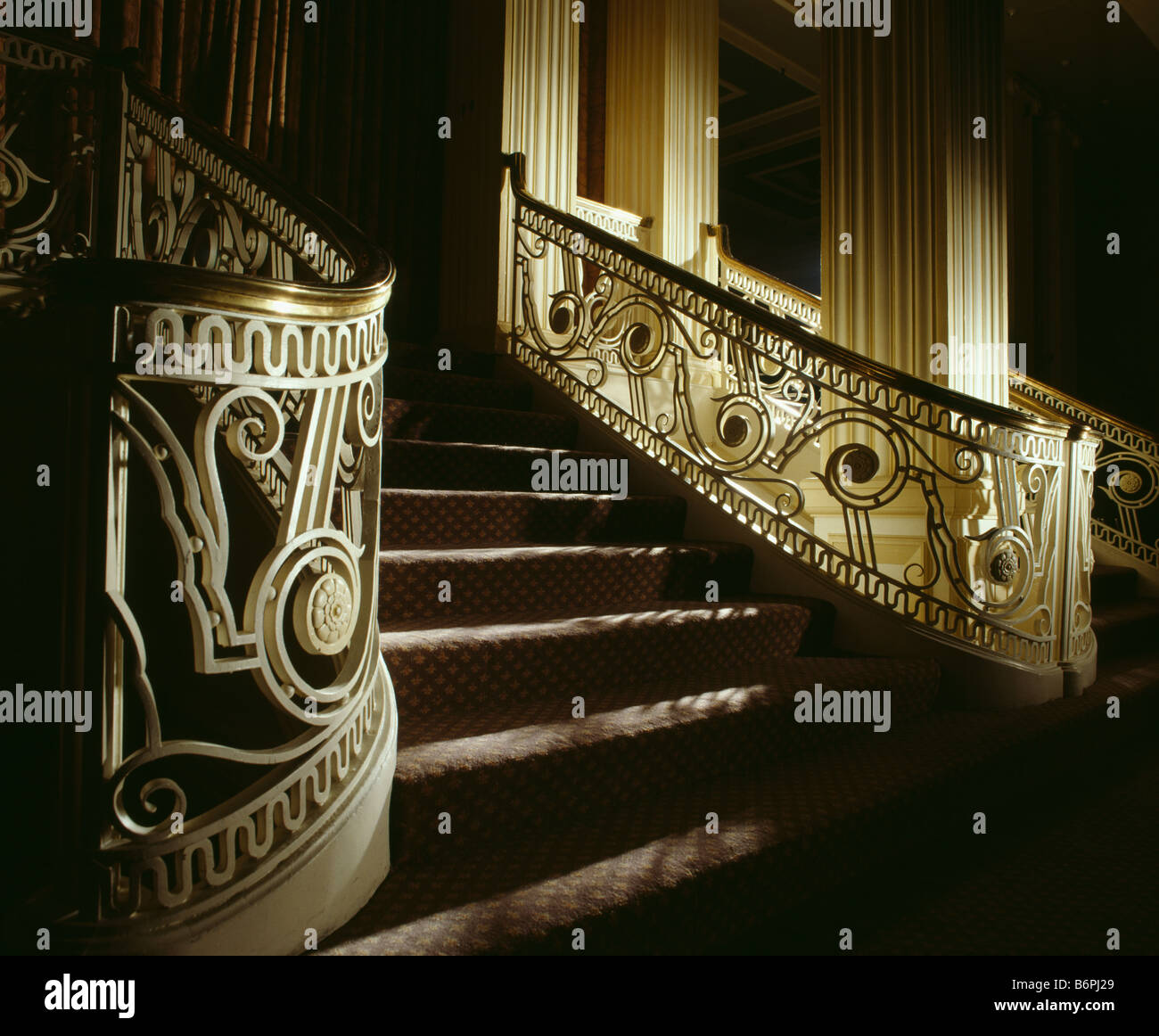 Interiors stairs banisters traditional hi-res stock photography and ...