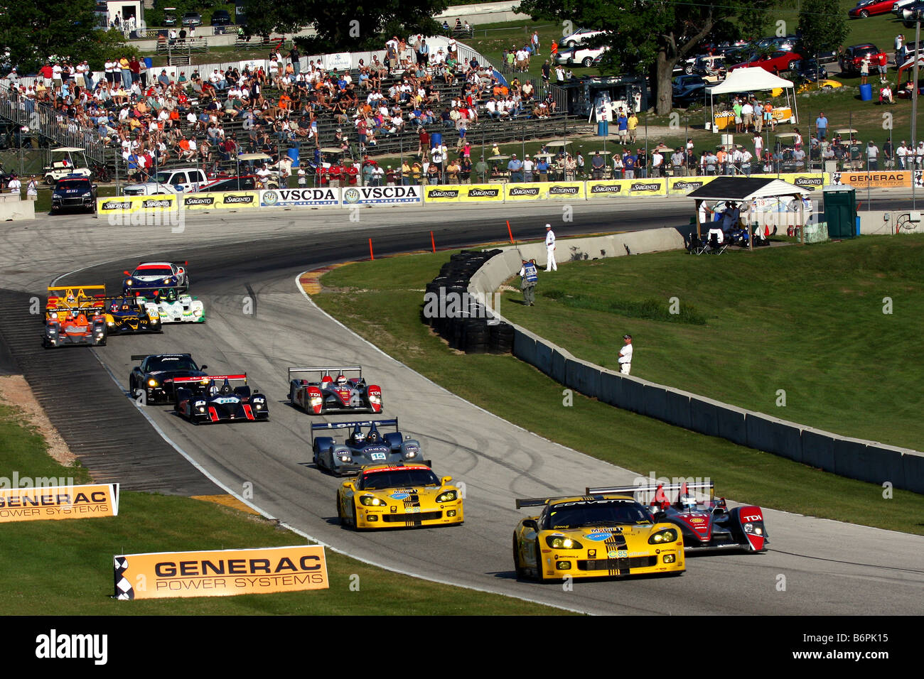 ALMS Racing Road America 2008 Stock Photo - Alamy