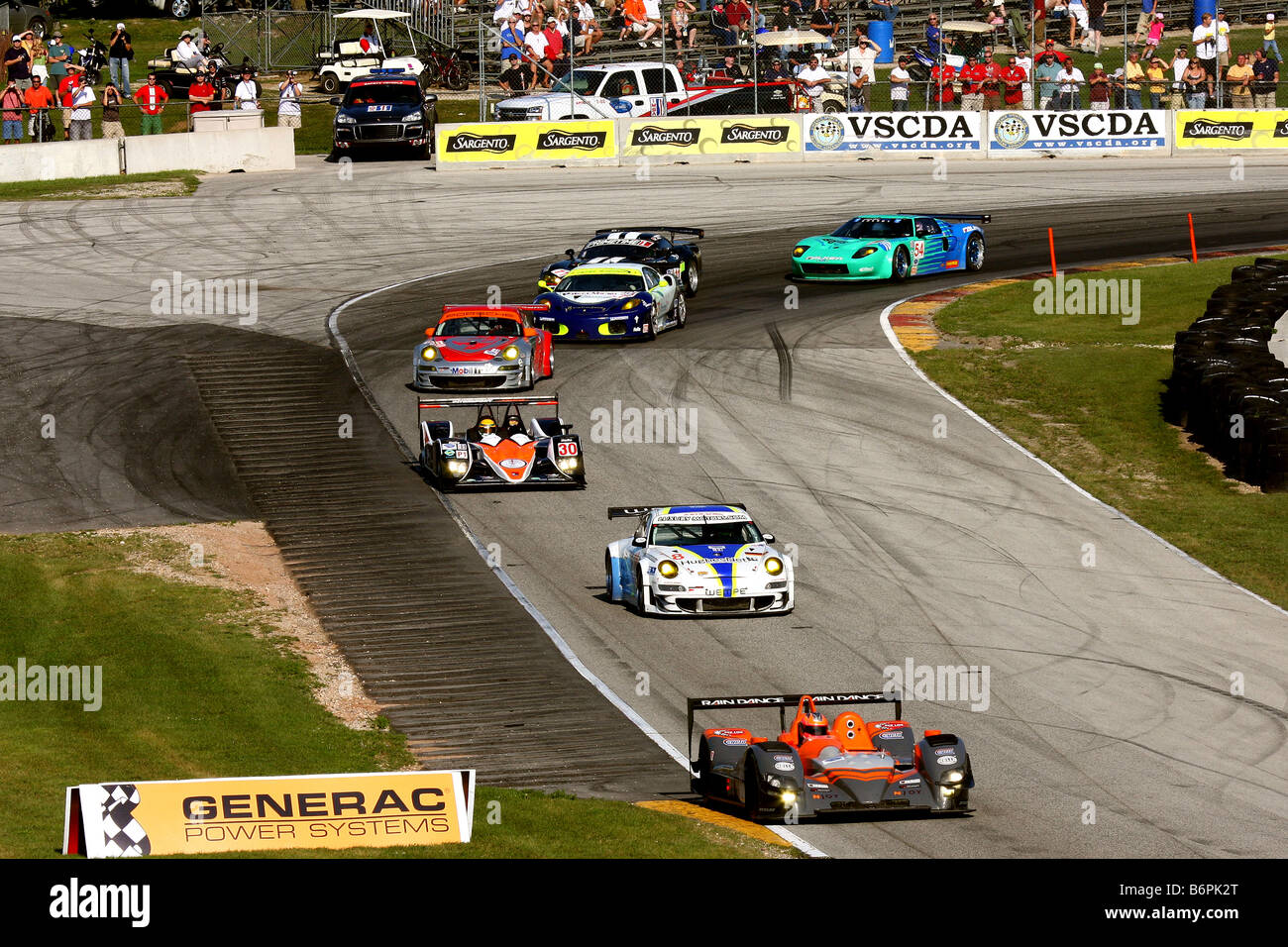 ALMS Racing Road America 2008 Stock Photo - Alamy