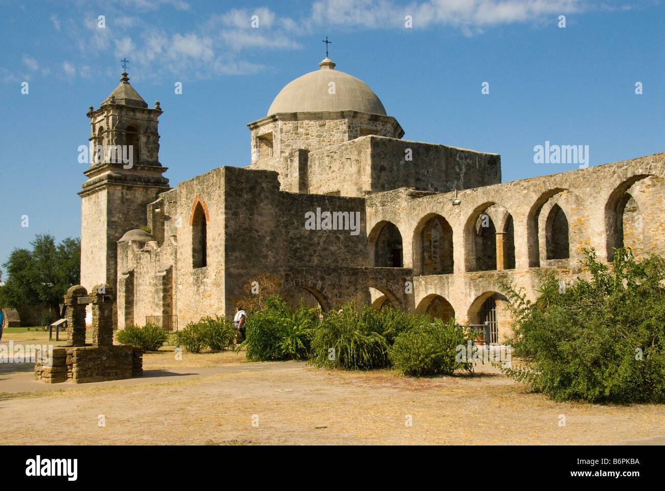 Dome Mission Concepcion San Antonio Texas church religion ancient ...